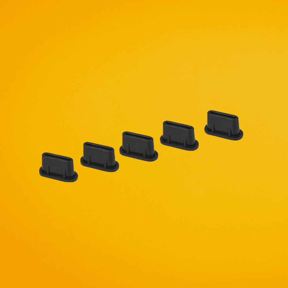 Silicone Plugs for USB-C Charging Port (5-Pack) – The Cut Buddy