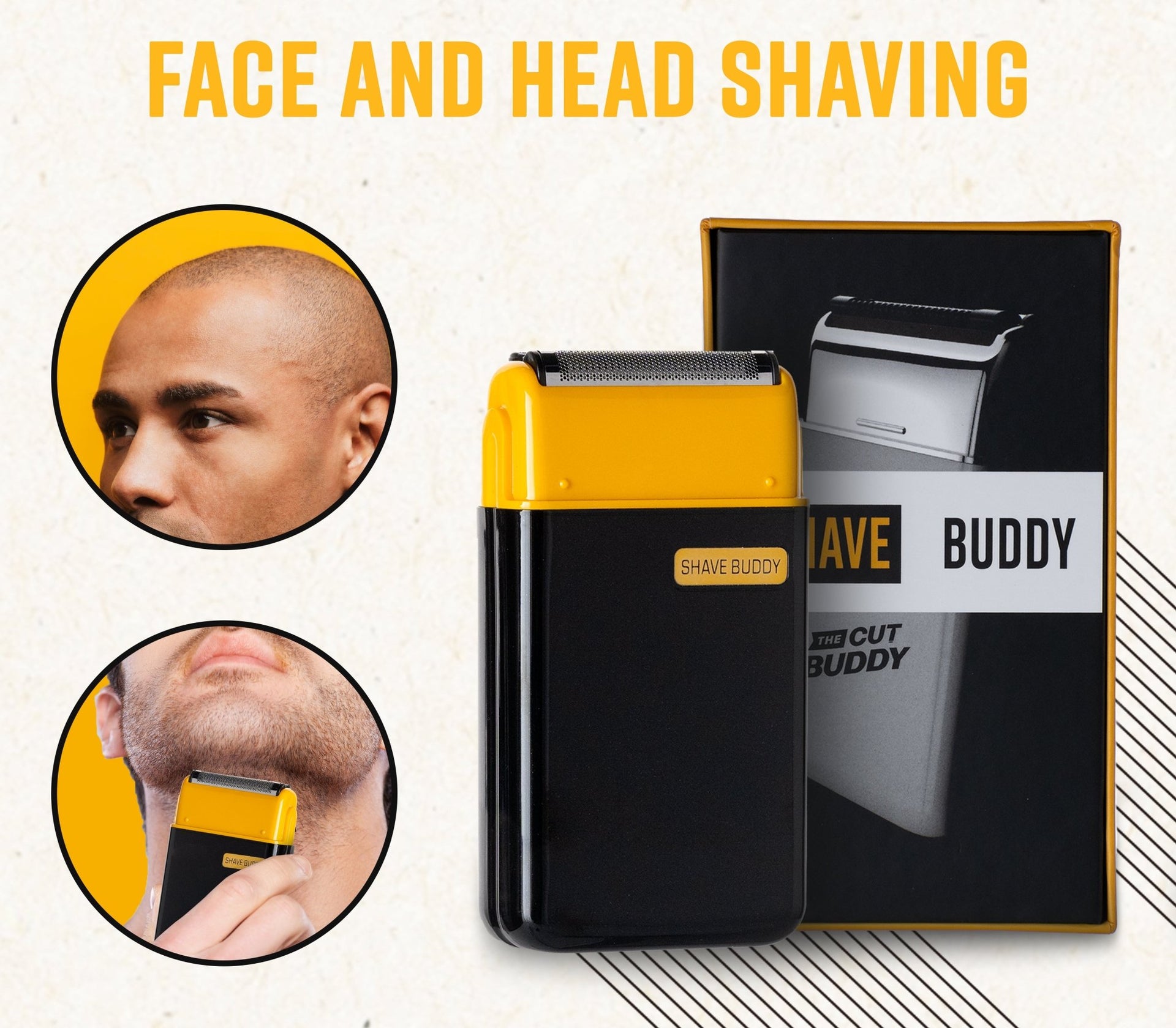Shave Buddy - Mini Compact Foil Electric Face and Head Shaver – The Cut ...